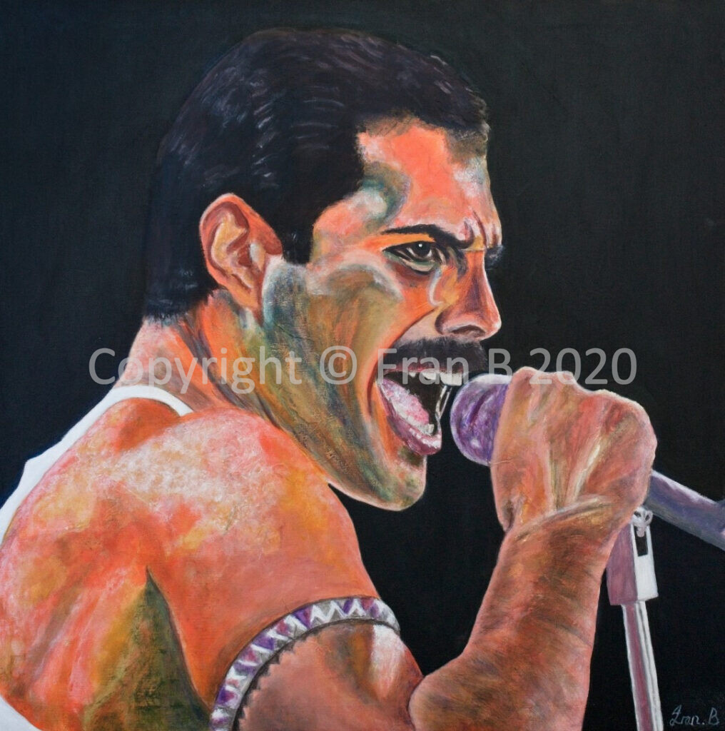 Freddie Mercury – Art by Fran B